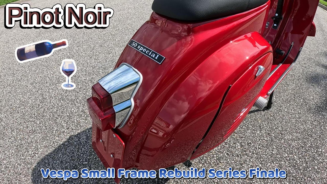 Vespa Small Frame Build Series Finale - YouTube