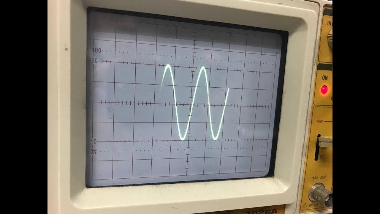 Measuring AC Signal using Oscilloscope (DET20033-Practical 1) - YouTube