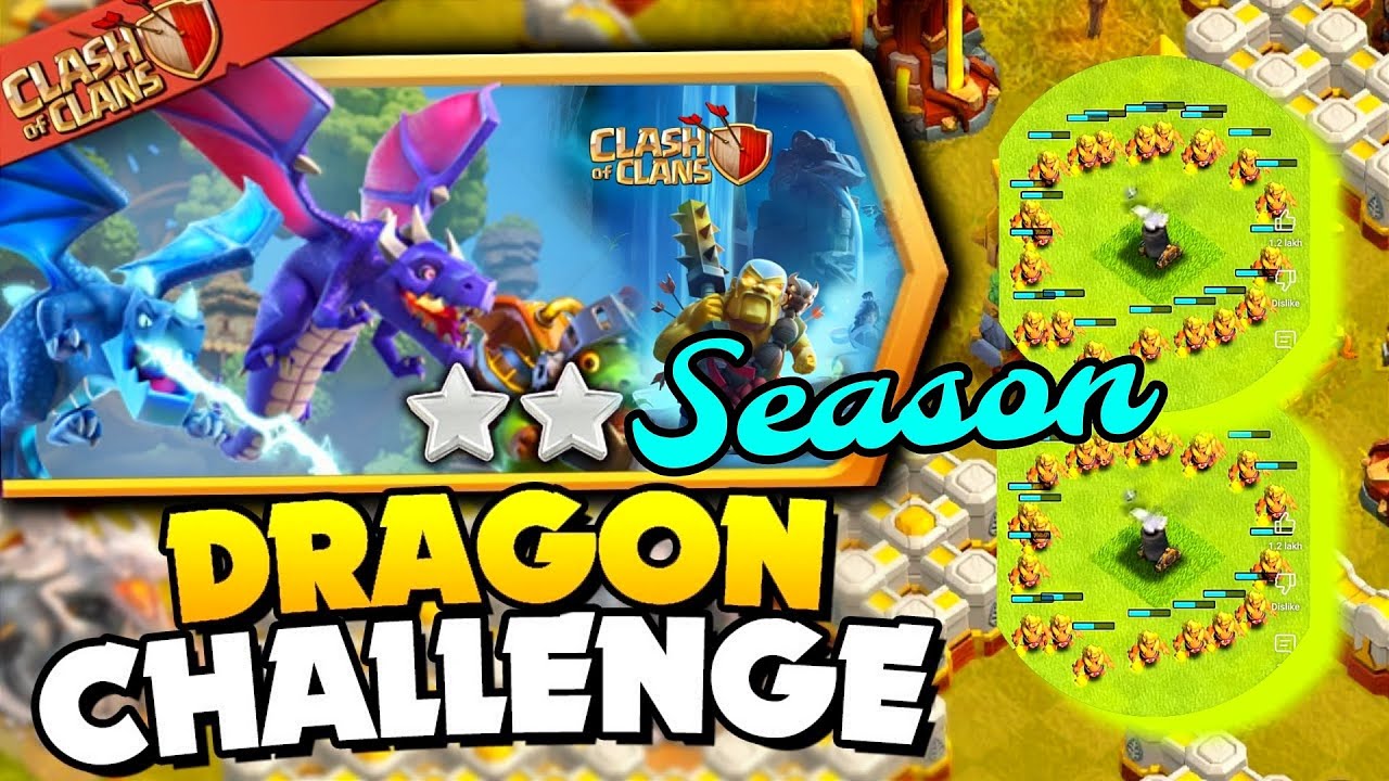 Clash Of clans Gameplay 🔥🦖🦇🔥 | No.1 Super star DRAGON CHALLENGE 💥💥💥😎 05 ...