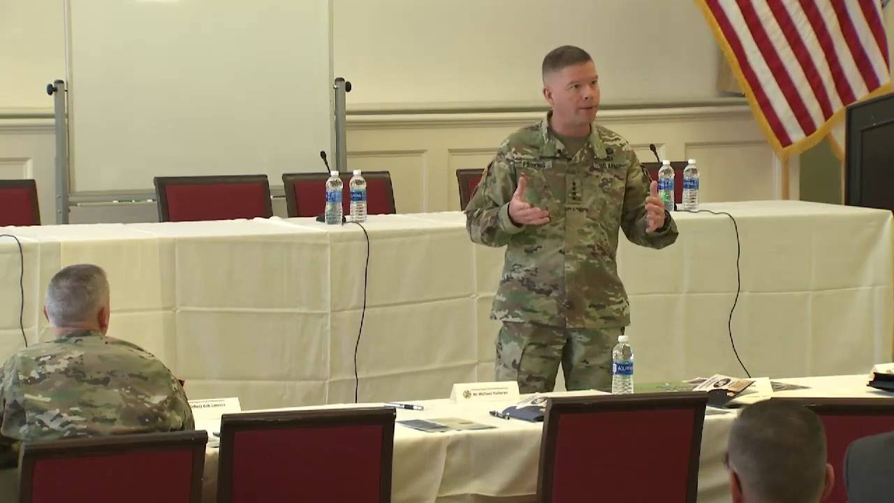 Gen. David G. Perkins discusses ready land forces at Virginia's ...