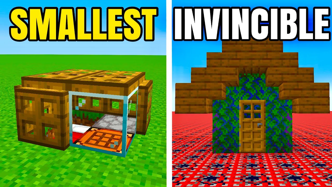 5 ILLEGAL HOUSES YOU CAN BUILD in Minecraft - YouTube