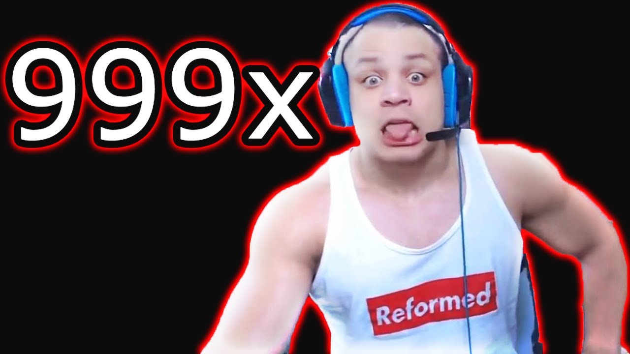 Tyler1 screaming because of Blood Rush 999x speed meme - YouTube