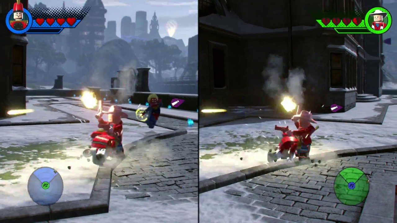 Captain Corbett vs. Kid Colt at Avenger's Mansion in Lego Marvel ...