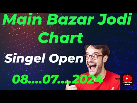 Main Bazar Satta Matka Strong Jodi Chart...satta matka lucky Number ...