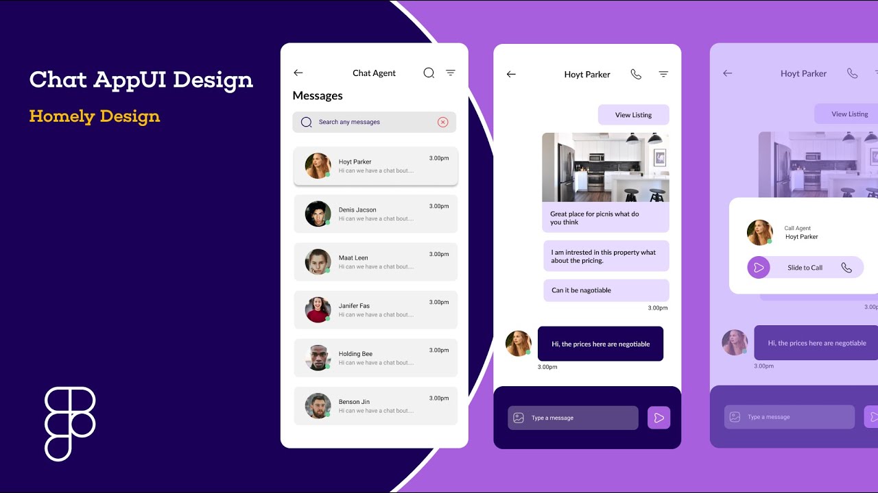 Chat UI Designed in Figma - YouTube