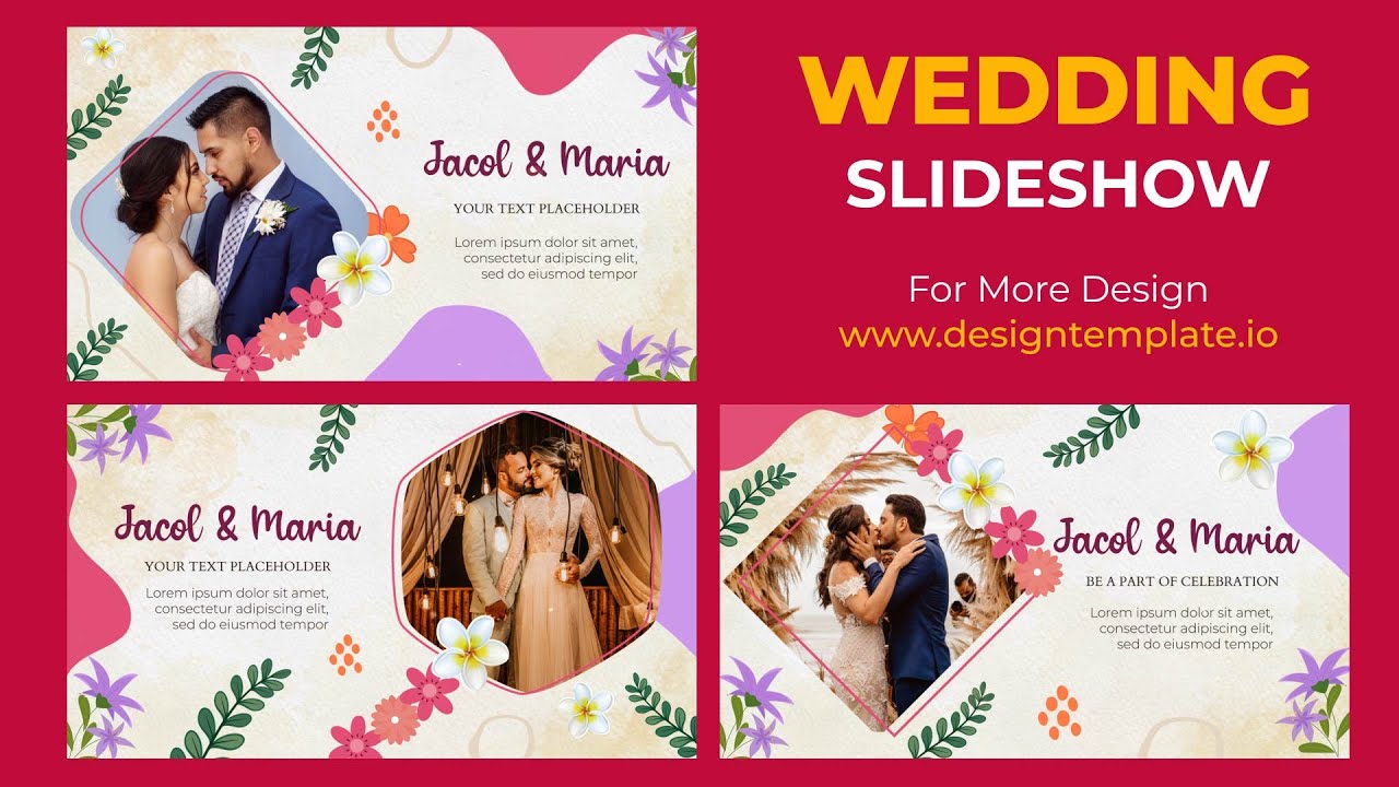 Wedding Slideshow After Effects Templates | Adobe CC | Easy to Use | No ...