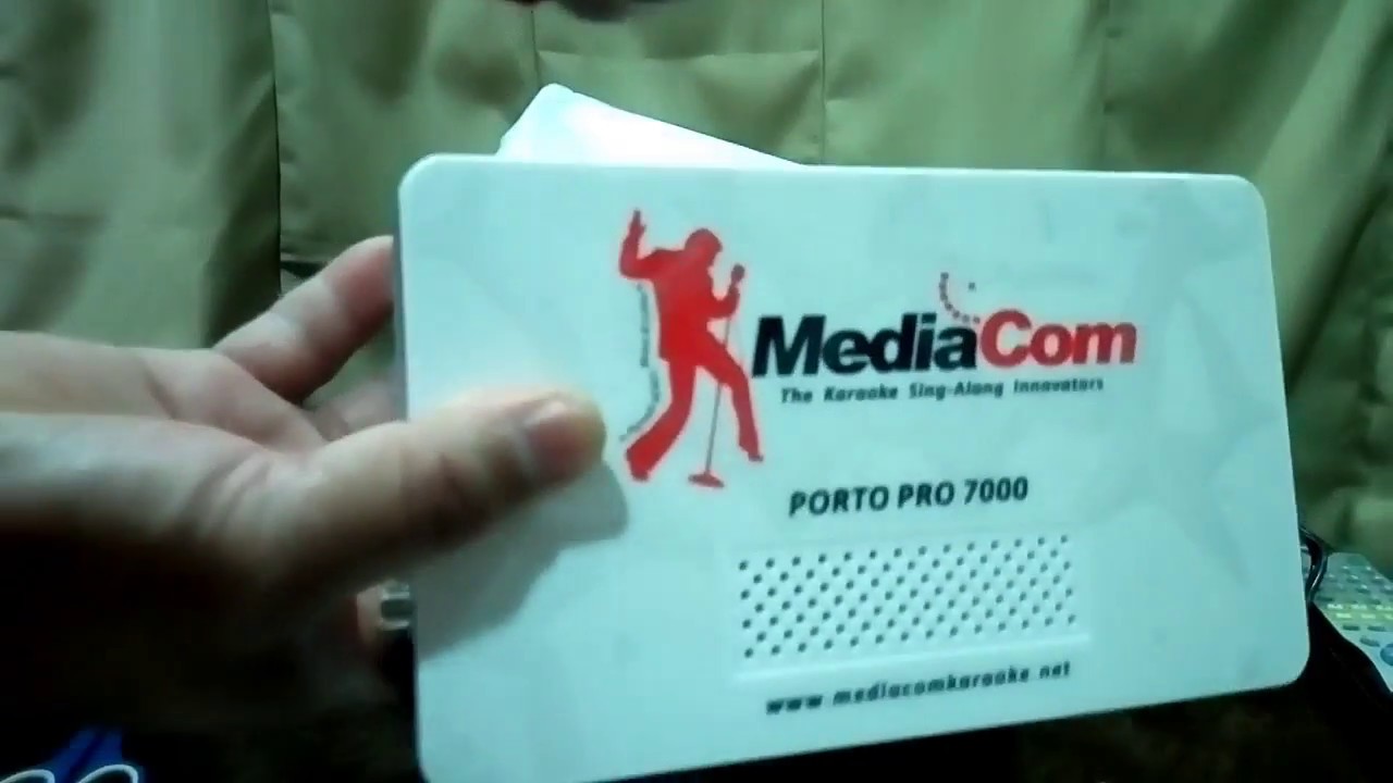 MEDIACOM PORTO PRO 7000 unboxing portable sing along KARAOKE multimedia ...