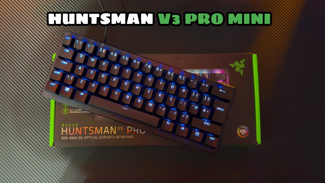 This Keyboard CHANGED My Setup! (Razer Huntsman V3 Pro Mini) - YouTube