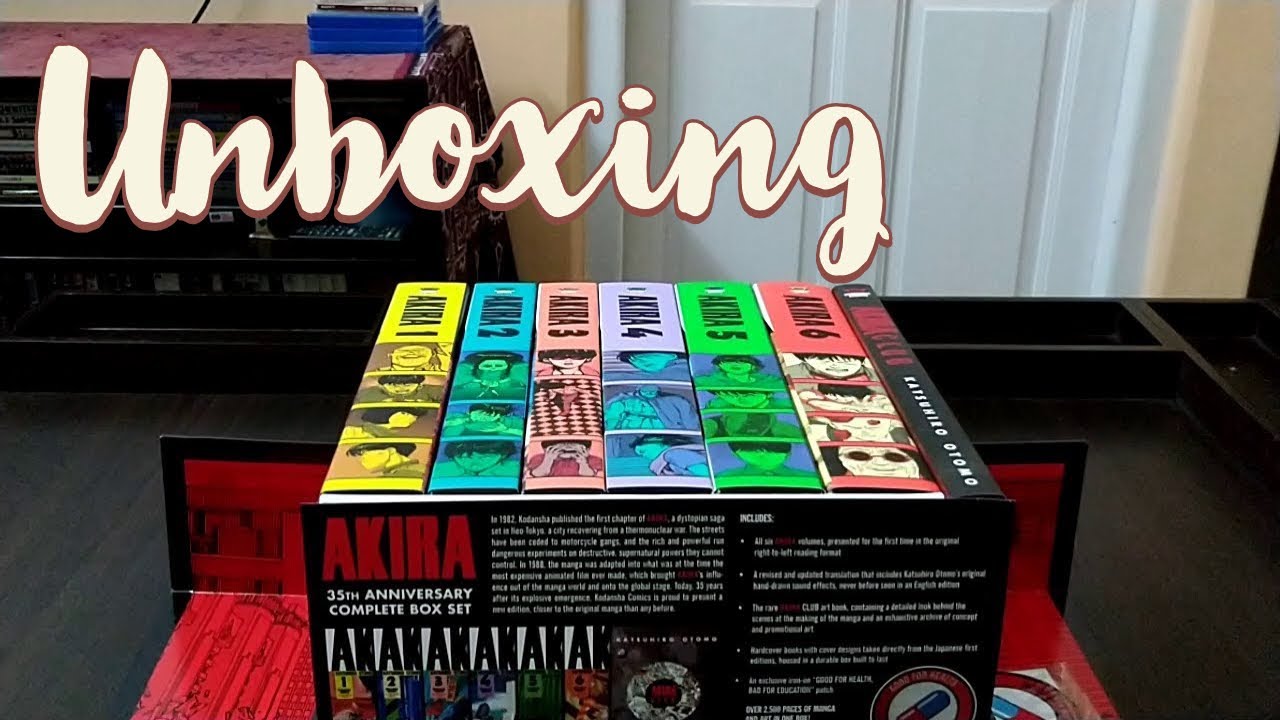 Akira 35th Anniversary Box Set Unboxing - YouTube