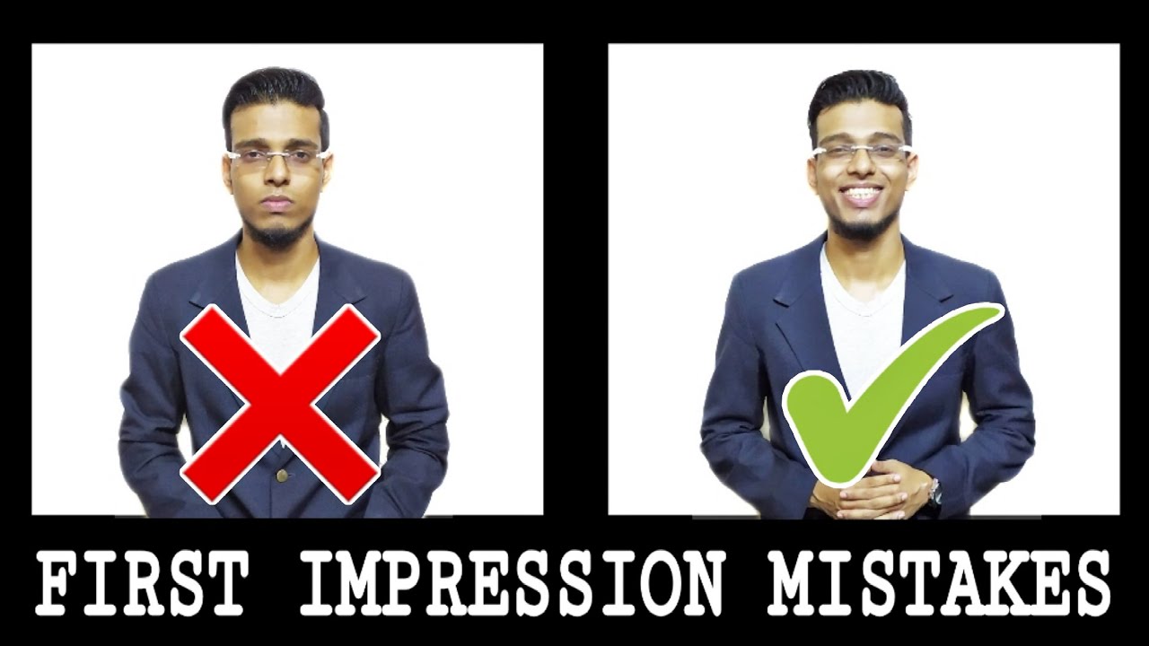 First Impression Mistakes by DALE || DALE - A Step Towards Progress ...