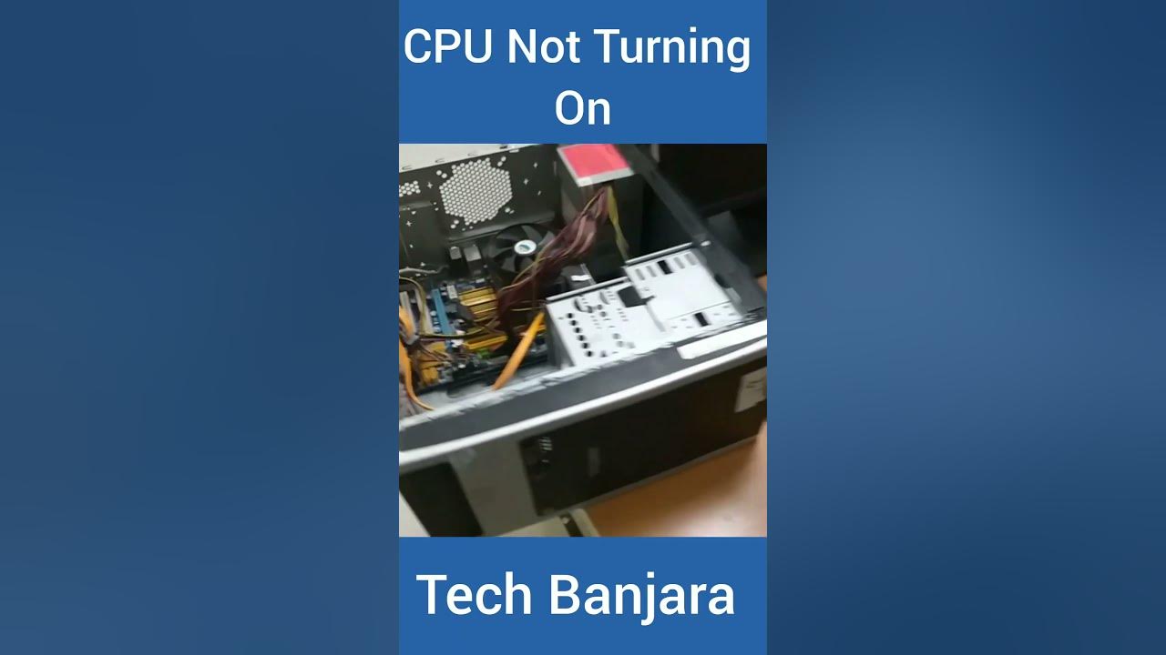 CPU Not Turning On - YouTube