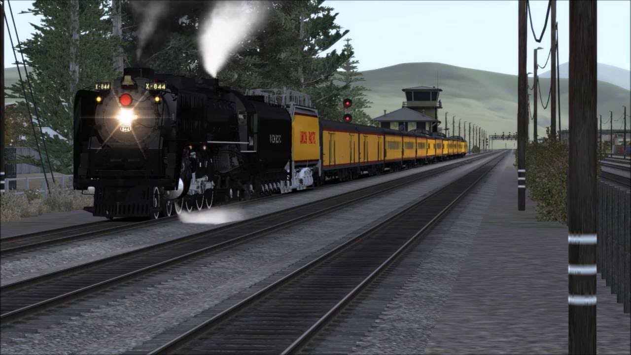 Train Simulator 2016: Union Pacific 844 Excursion - Thundering Steam on ...