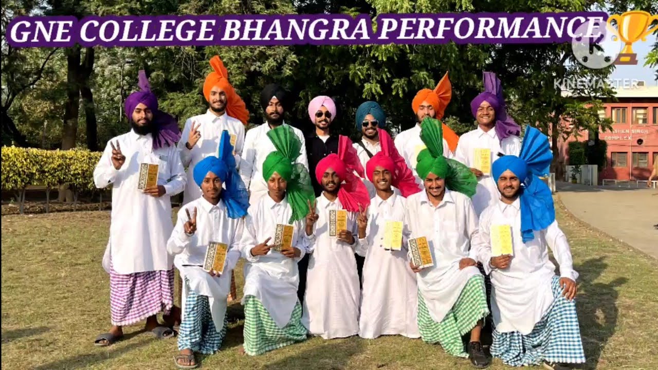 GNE COLLEGE BHANGRA PERFORMANCE 🏆/TEAM WORK ️/GOLDSMITH VLOGS - YouTube