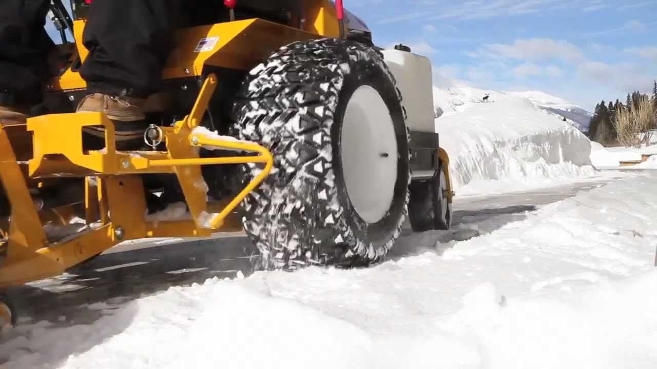 Walker Mowers | The right product to remove snow - YouTube