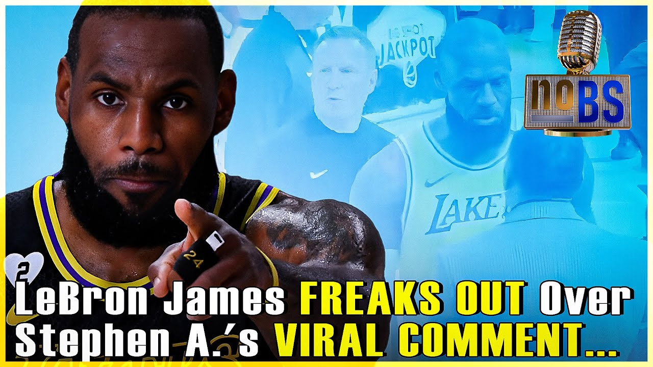 LeBron James FREAKS OUT Over Stephen A.'s VIRAL Comment... No BS - YouTube