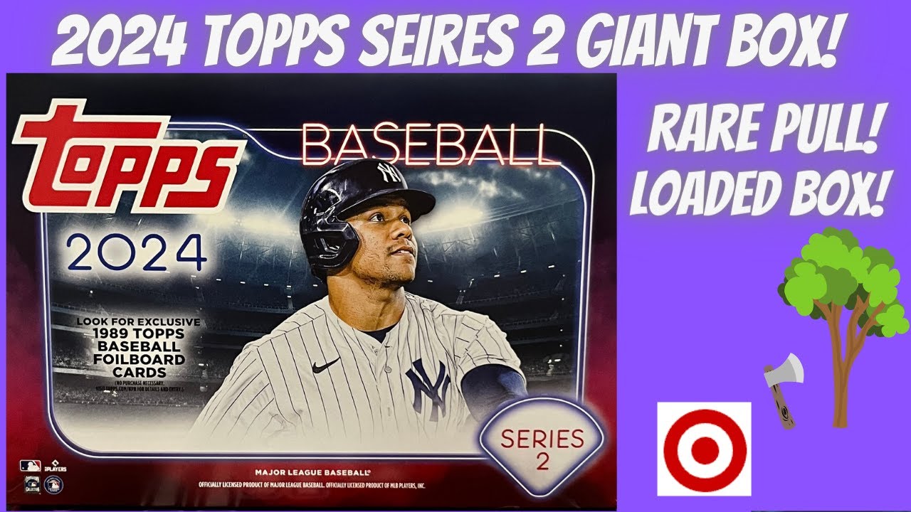 🔥 Rare Pull!! 2024 Topps Series 2 Giant Box ** Parallels Galore! Are ...