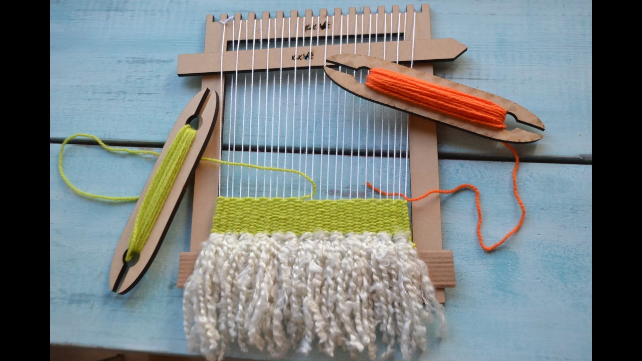 Kit Telar Decorativo KUK Hecho a mano - YouTube