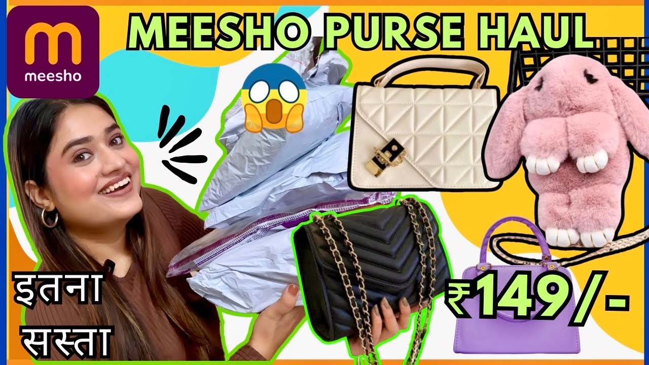 Meesho Bag haul | Affordable purse haul |Best quality purse on meesho ...