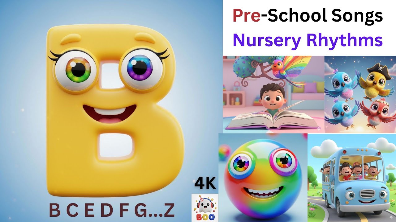 Letter B | The Bouncy Ball Bounce | The Ultimate Toddler Action Songs ...
