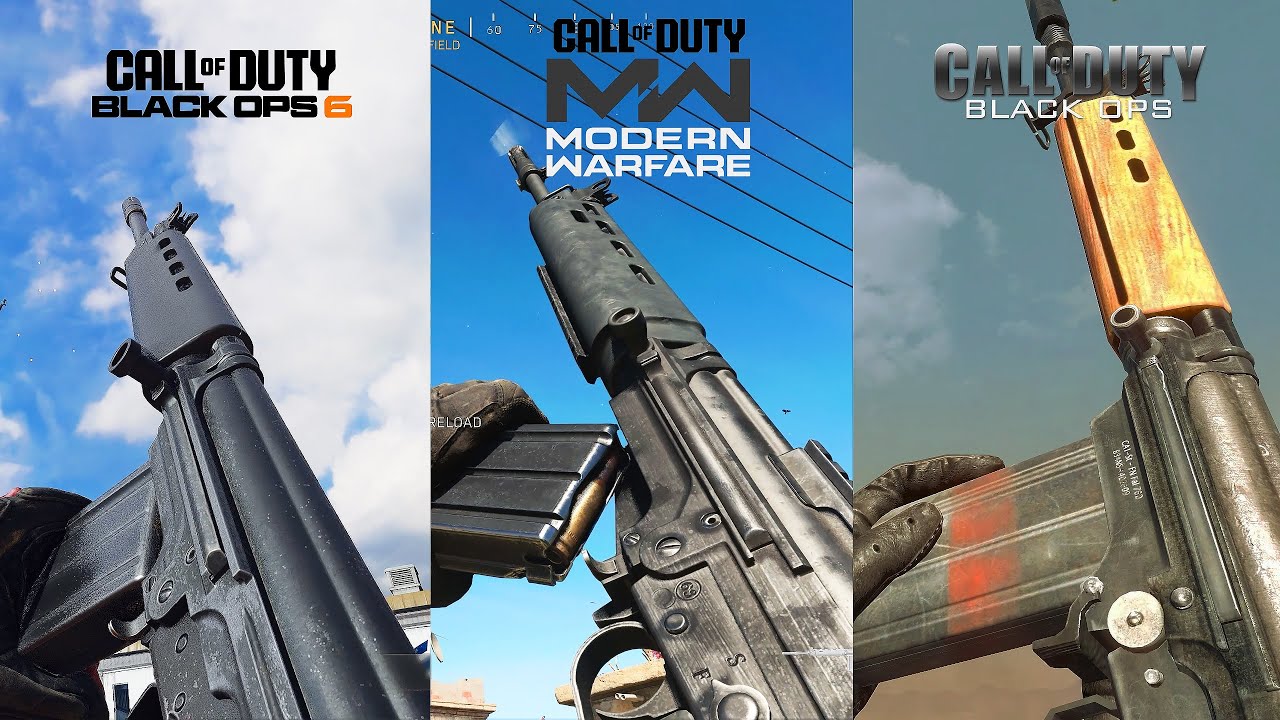 FAL in Black Ops 6 vs MW2019 vs Black Ops 1 - YouTube