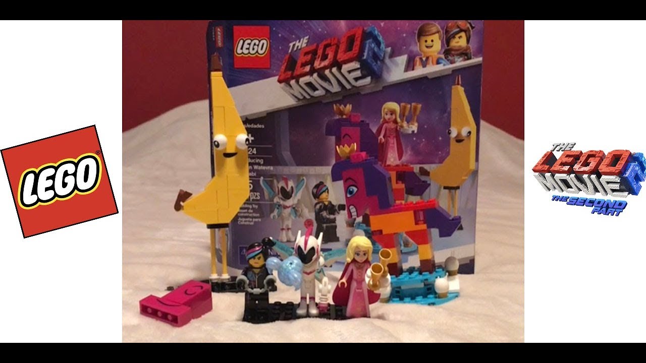 Review of Lego Movie 2 Introducing Queen Watevra Wa'Nabi 70824 - YouTube