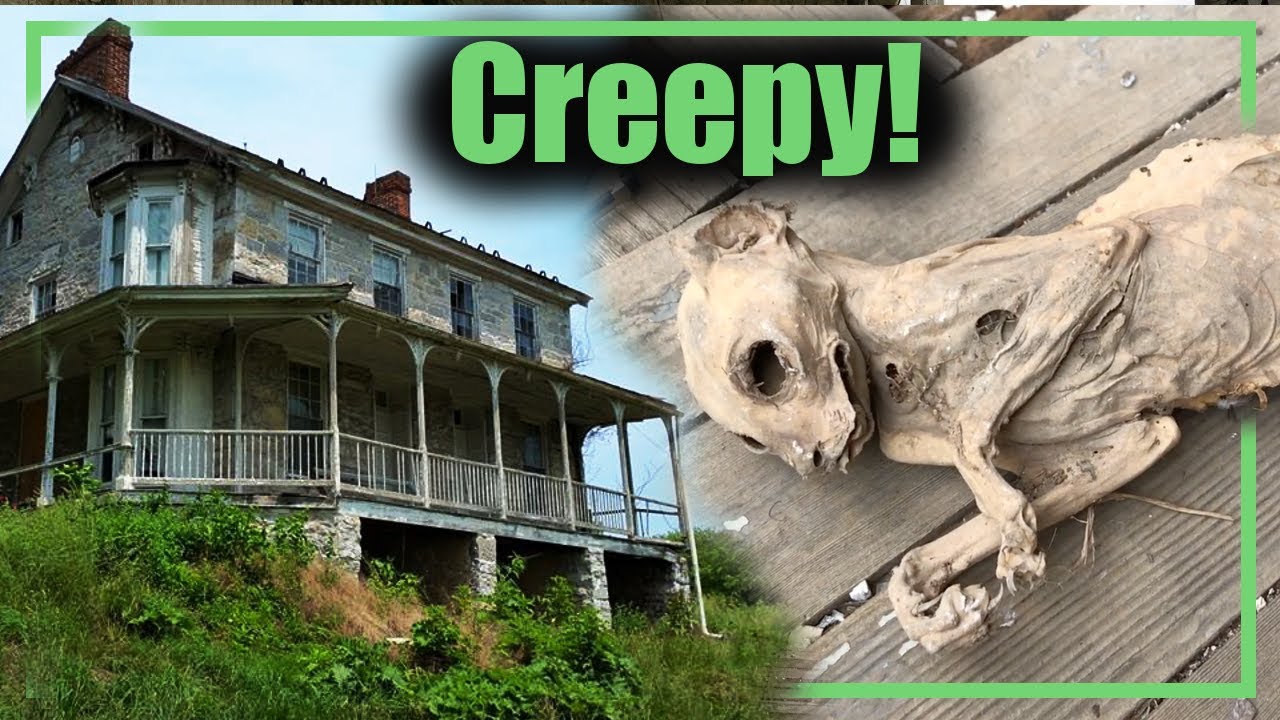 CREEPY Discovery at Abandoned Mansion - YouTube