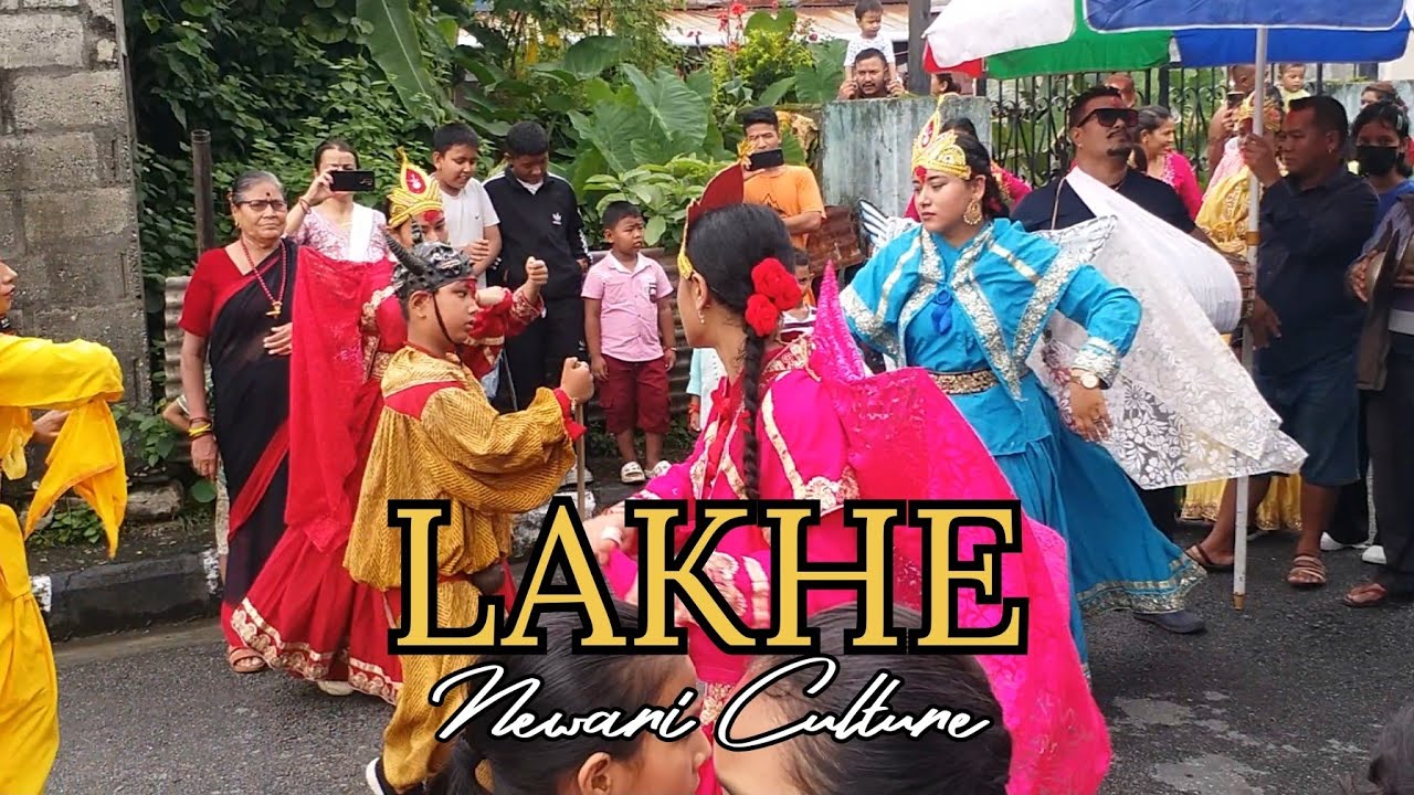Newari culture lakhe dance/ Nepali faithful lakhe dance - YouTube