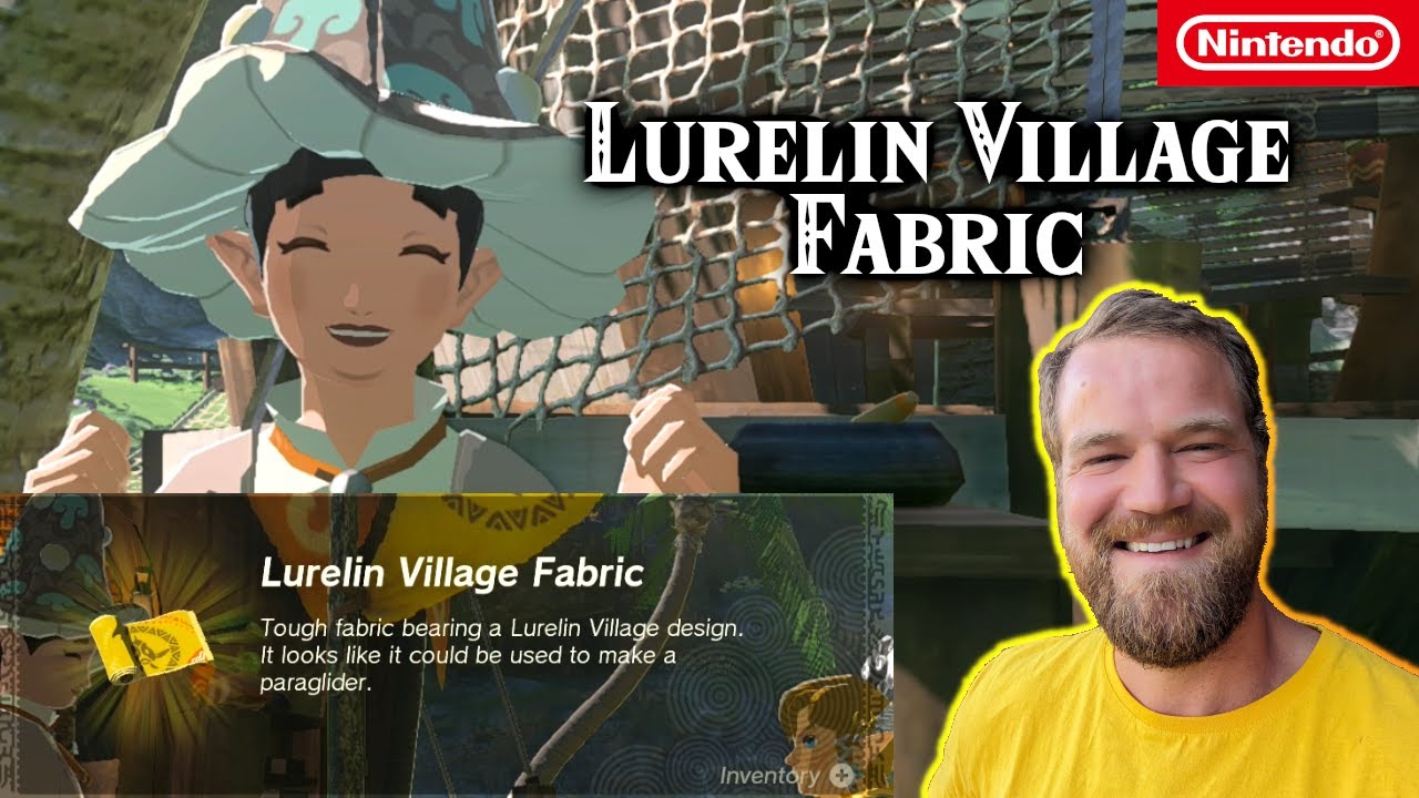 Lurelin Village Fabric | Rattled Ralera | Side Quest | Zelda Tears of ...