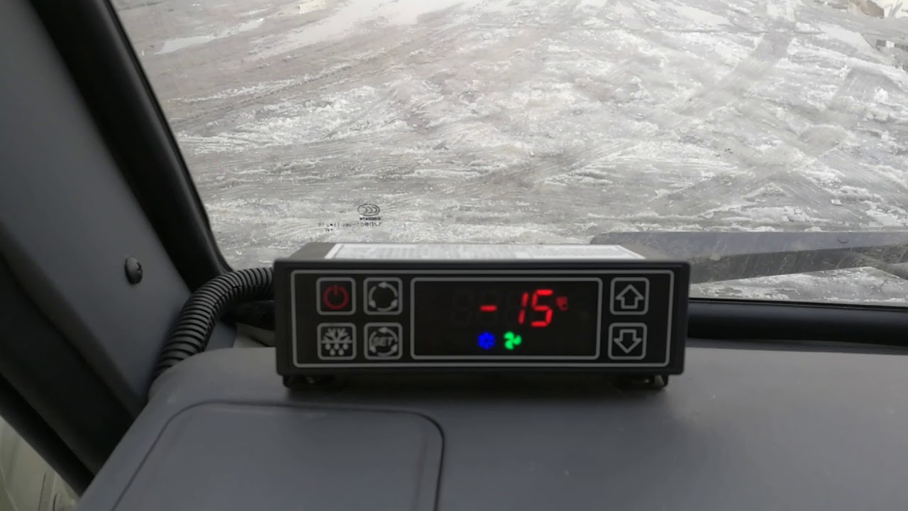 Refrigerated Truck Refrigerating Unit Operation Video - YouTube