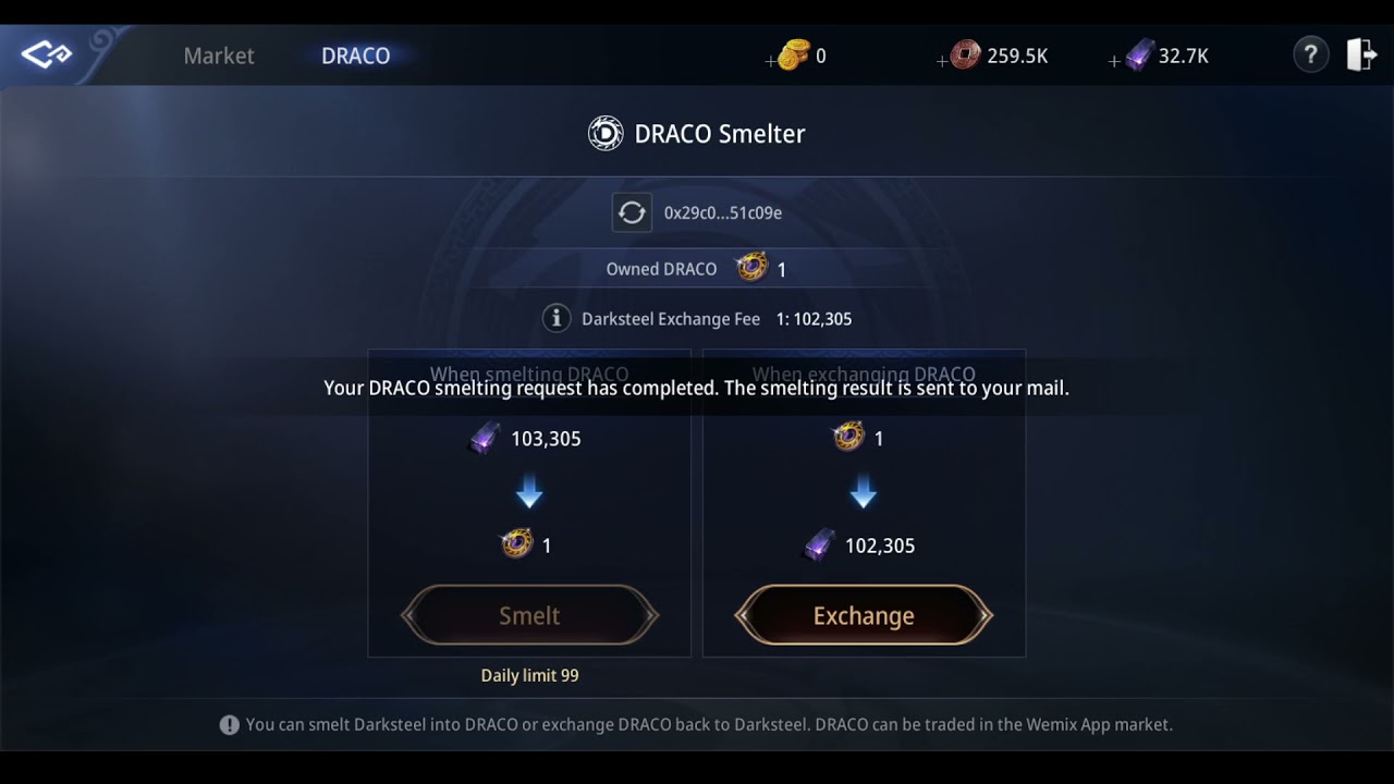 [MIR4] Earning my first real money (Darksteel to DRACO in WEMIX wallet ...