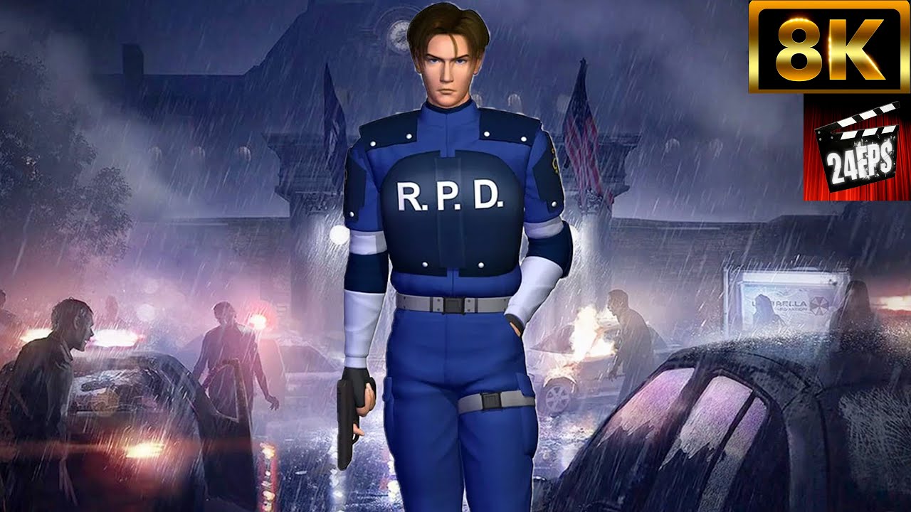 Resident Evil 2 (1998) - Leon All Cinematics ("Special" Remastered CGI ...
