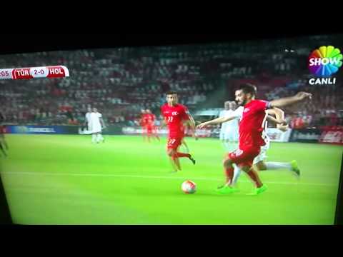 Türkiye-Hollanda Arda Turan'ın golü 2-0