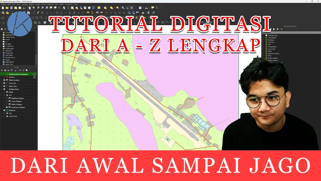 Tutorial Digitasi Peta Dasar Menggunakan QGIS (FULL LENGKAP DARI AWAL ...