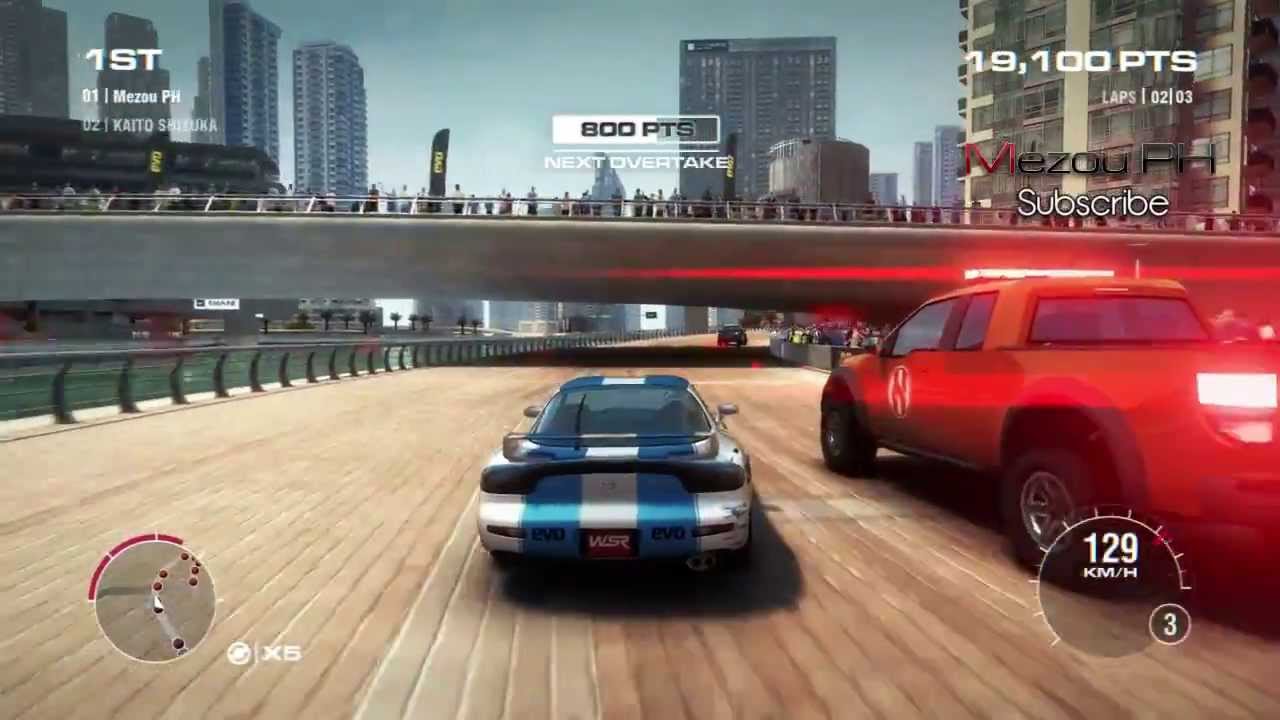 GRID 2 - 38,600 PTS in Overtake - MAZDA RX7 - YouTube
