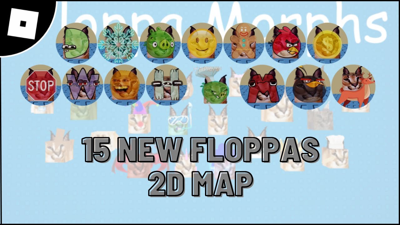 How to get 15 new floppas in 2d map in find the floppa morphs roblox ...