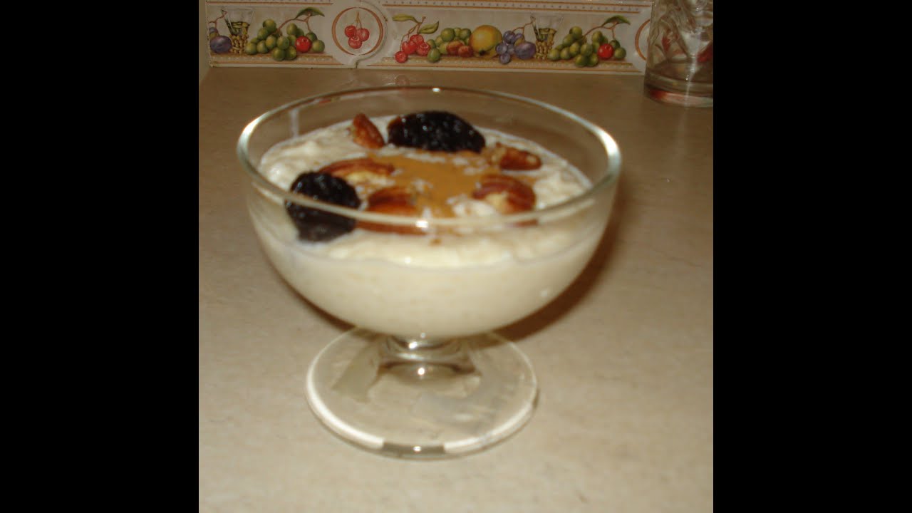 Receta Un Rico Postre "Arroz con Leche" - YouTube