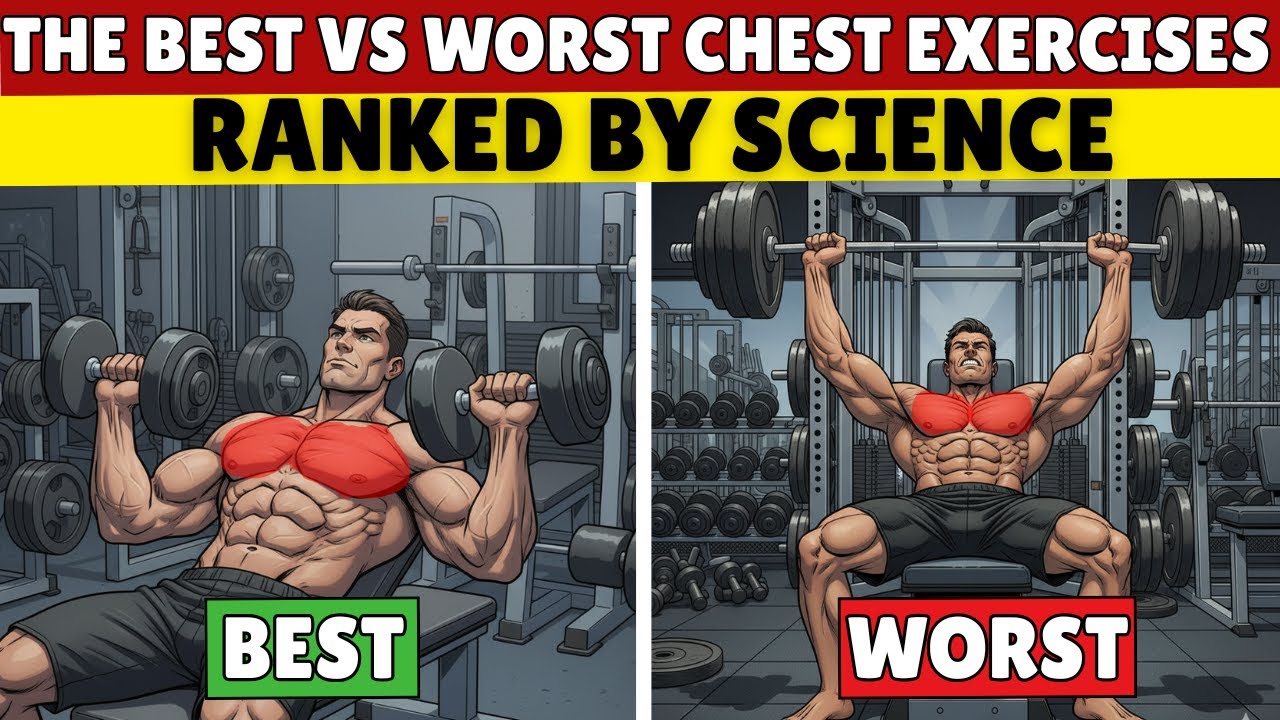 7 Chest Exercises Ranked WORST to BEST by Science | Exercise for ...