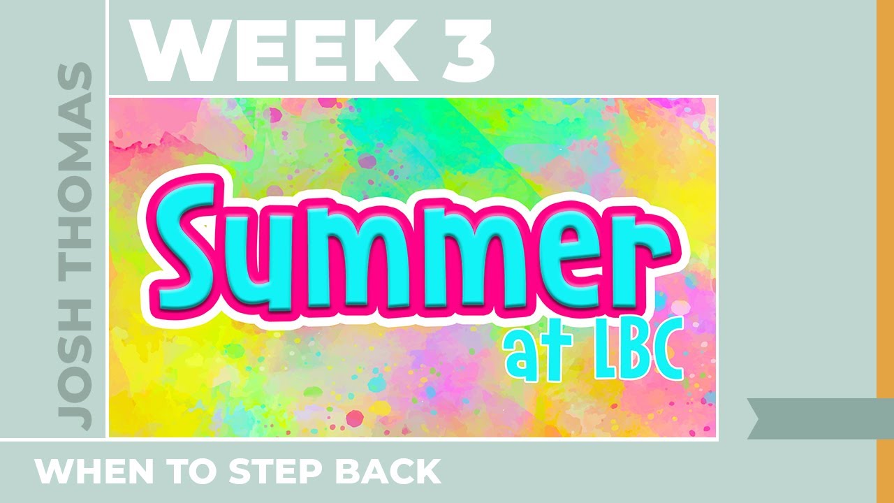 Summer Series Week 3 - YouTube