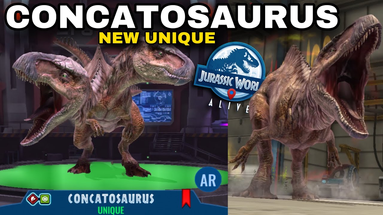 CONCATOSAURUS | Jurassic World Alive Update 3.3 - YouTube