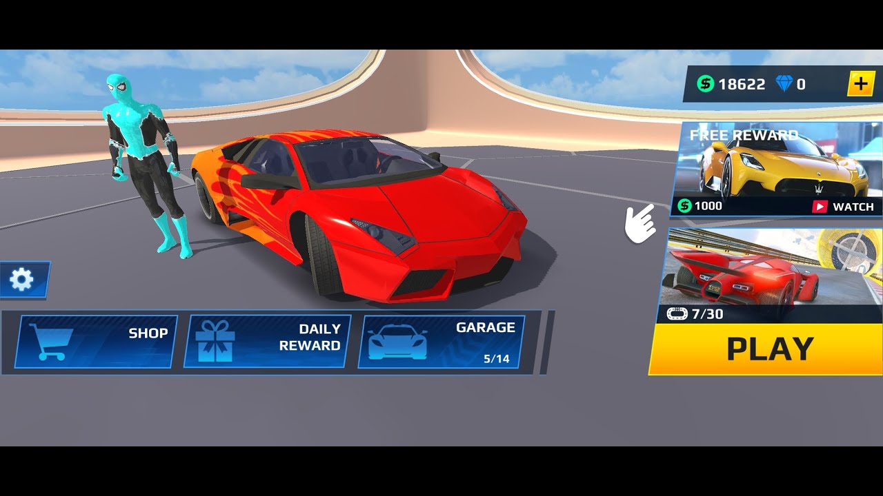 Extreme Car Stunt Master sport car driving game update HD - YouTube