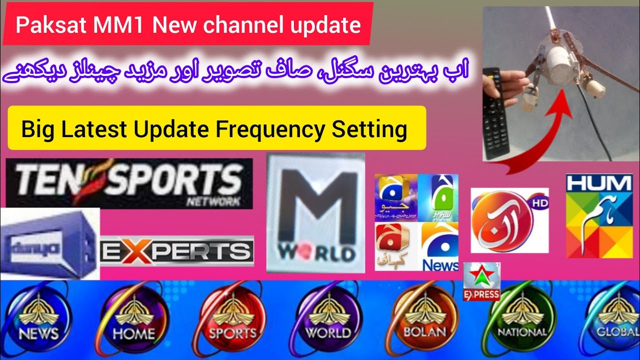 Big Latest Update 2025 | Paksat 38E New Frequency Setting | New ...