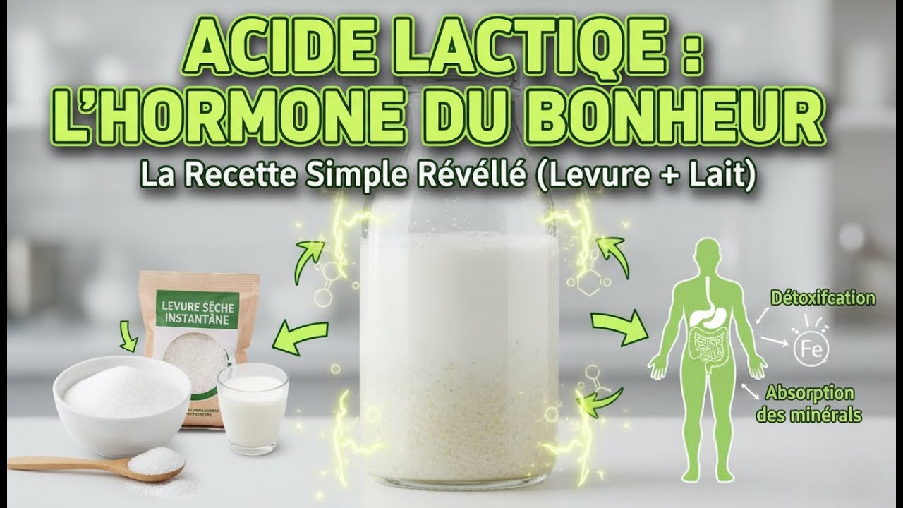 ACIDE LACTIQUE (ACIDE LACTIQUE) : La méthode simple pour fabriquer "L ...