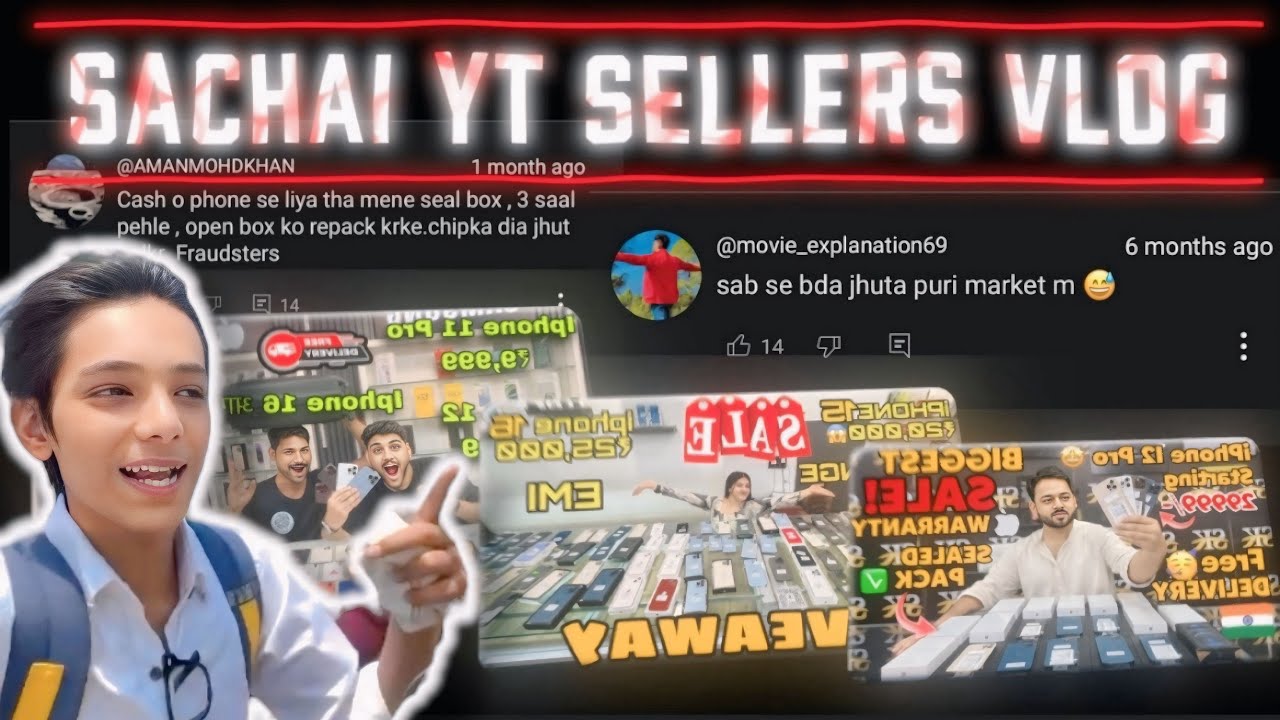 DARK REALITY OF IPHONE SELLERS ON YT😱|Sk comm ,cash o phone,sudershan ...
