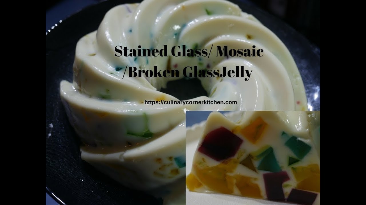 Mosaic/ Stained /Broken Glass jelly - YouTube