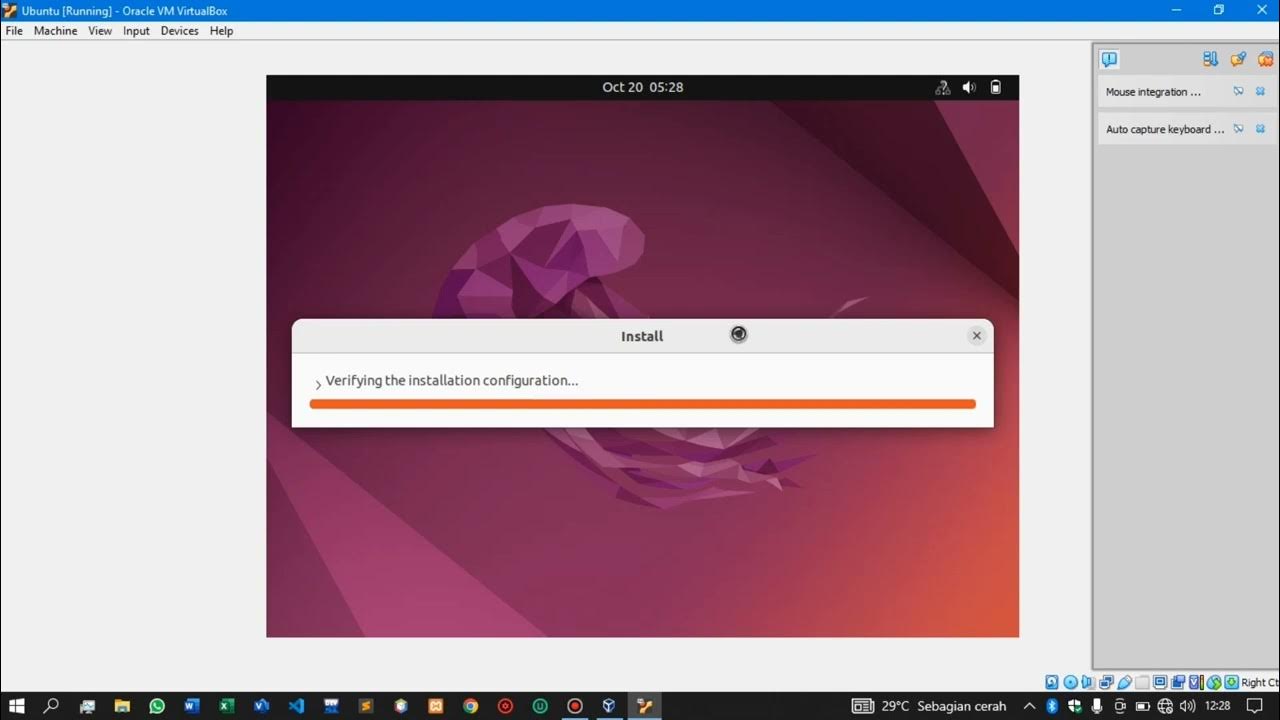 Cara Install Sistem Operasi Ubuntu Linux Menggunakan Virtual Box - YouTube