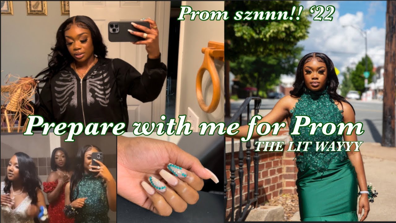 VLOG: Prepare with me for my senior prom/Come to prom with me! ‘22 ...
