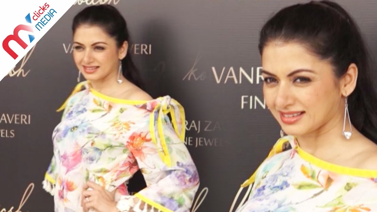 40+ Aunty Bhagyashree Hot Look's At The Launch Of koech Bridge & Vanraj ...