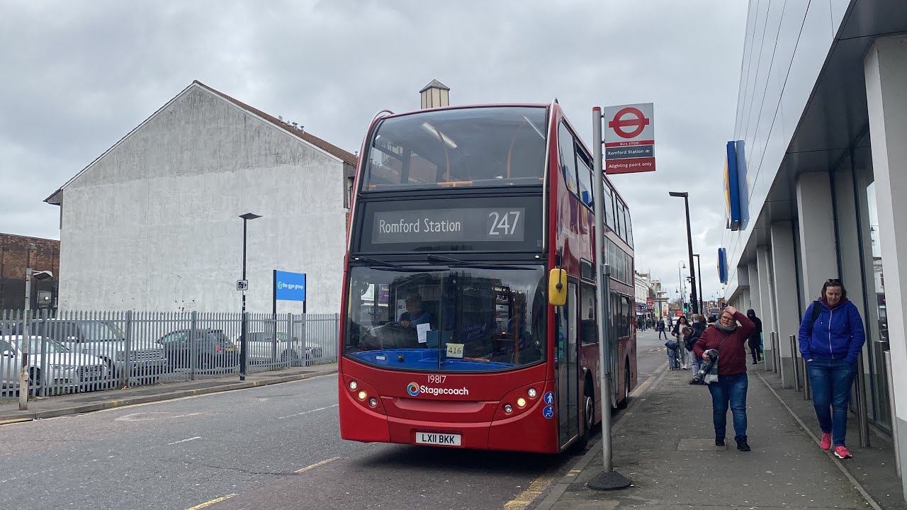 FULL ROUTE VISUAL | Stagecoach London Route 247 | Alexander Dennis ...