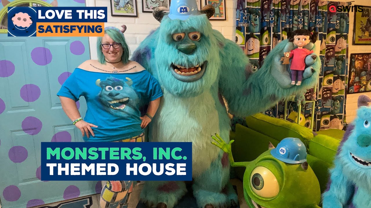She built a Monsters, Inc. House, And even changed her name to match ...