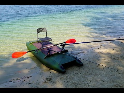 SUP надувная доска для рыбалки, сплава | SUP KAT - YouTube